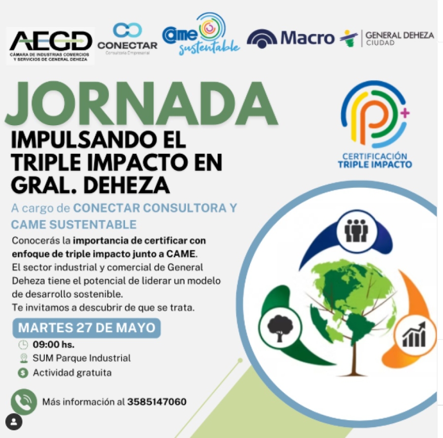 IMPULSANDO EL TRIPLE IMPACTO EN GENERAL DEHEZA